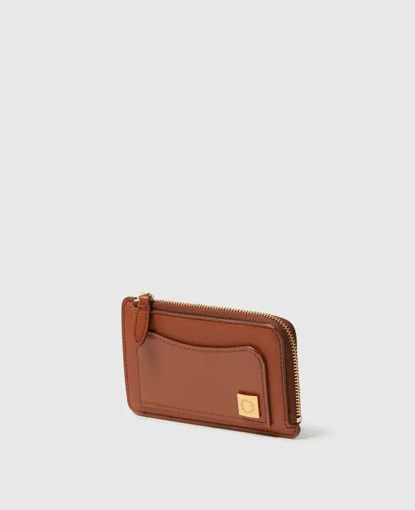 Stella McCartney Ryder Zip Cardholder - Brandy