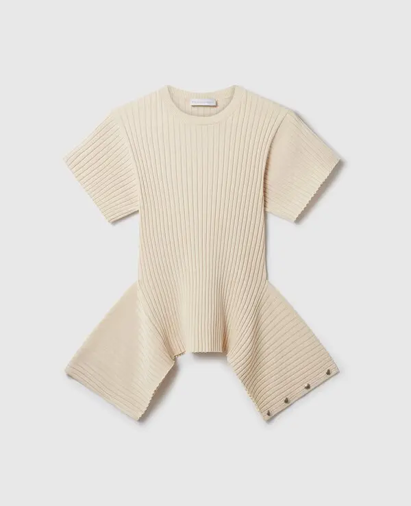 Stella McCartney Peplum Knit T-shirt