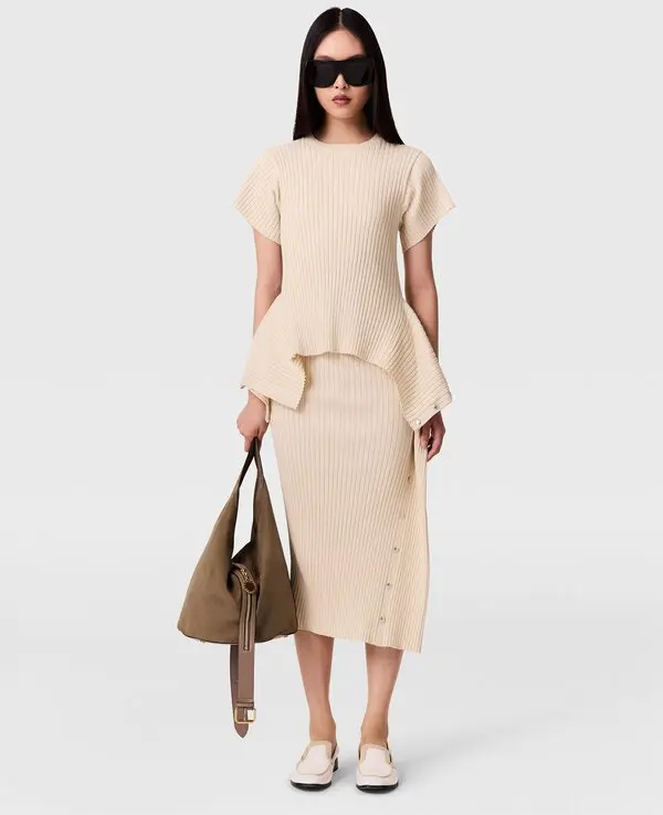 Stella McCartney Peplum Knit T-shirt
