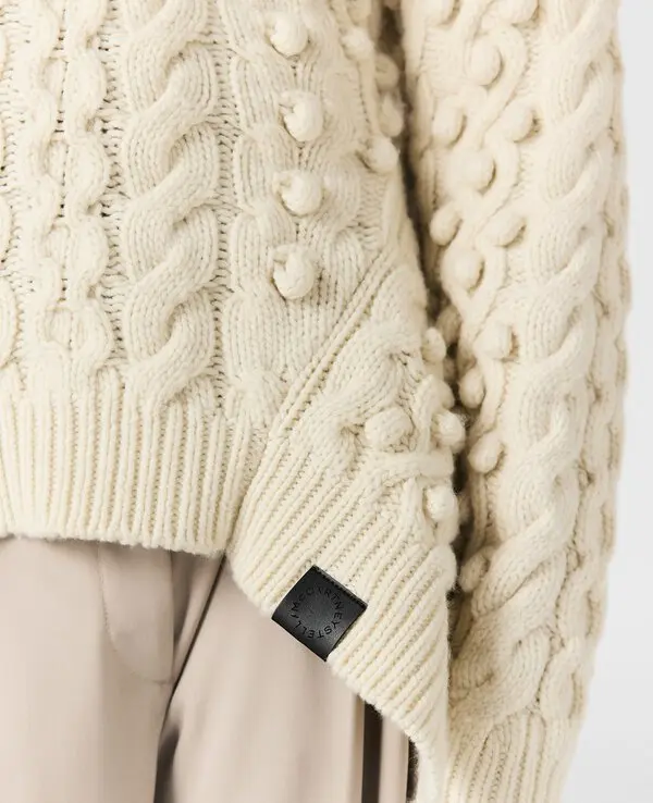 Stella McCartney Cable Knit Peplum Jumper