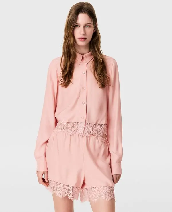 Stella McCartney Lace-trimmed Shirt