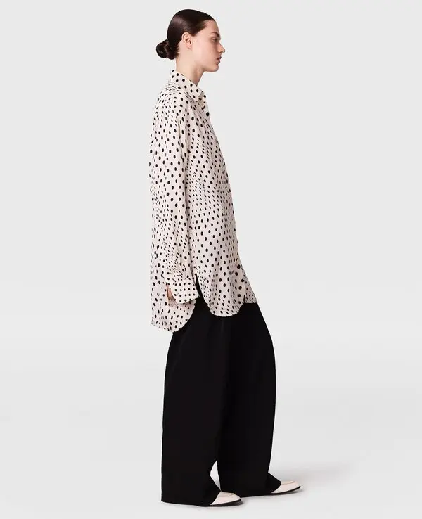 Stella McCartney Polka Dot Viscose Shirt - White/black