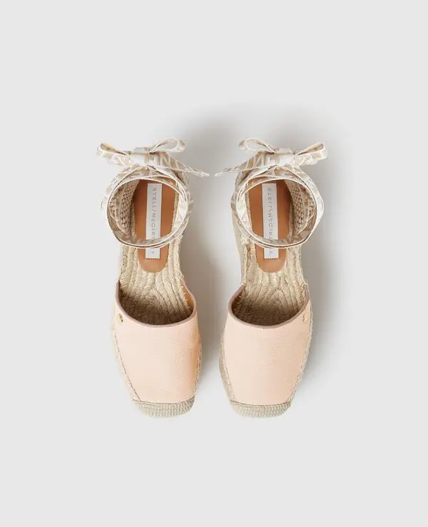 Stella McCartney Gaia 85 Wedge Espadrilles