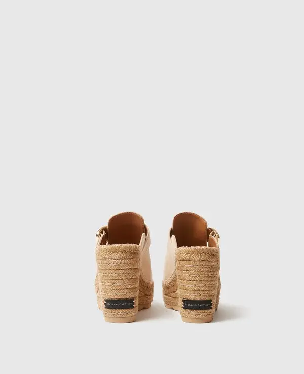 Stella McCartney Gaia Suede Clogs - Desert