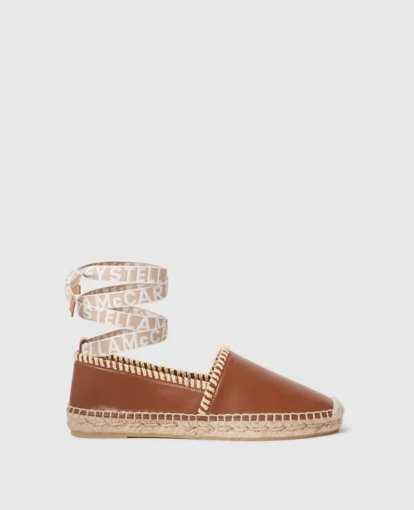 Stella McCartney Gaia Flat Sandals - Tan