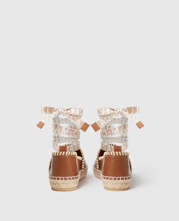 Stella McCartney Gaia Flat Sandals - Tan