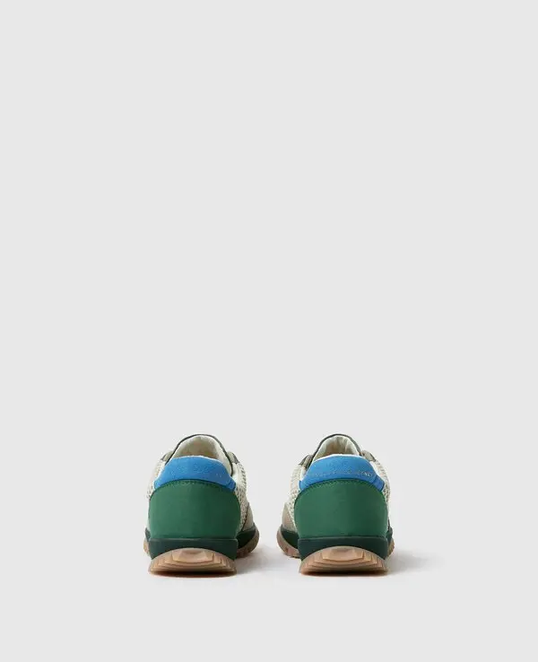 Stella McCartney Suede And Mesh Panel Sneakers - Multicolour