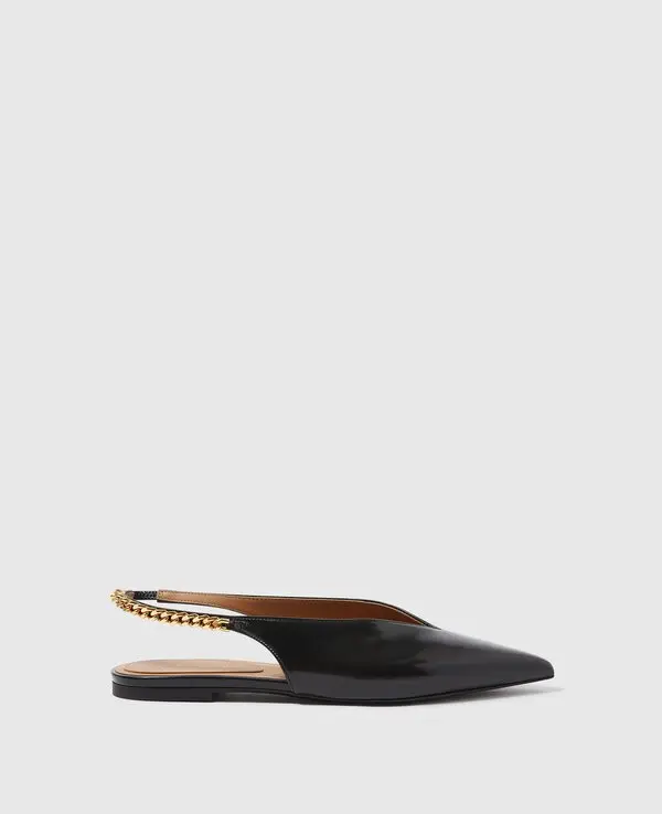 Stella McCartney Falabella Flat Slingback Shoes