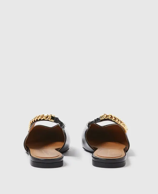 Stella McCartney Falabella Flat Slingback Shoes