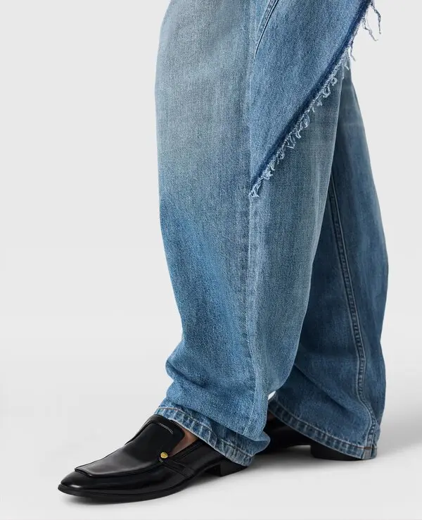 Stella McCartney Brushed Bicolor Loafers
