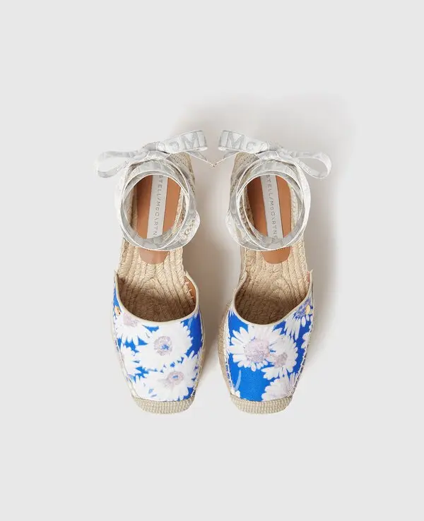 Stella McCartney Gaia Daisy Print Espadrilles