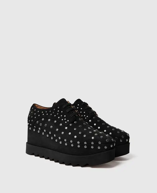 Stella McCartney Elyse Studded Platform Shoes