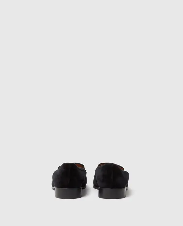 Stella McCartney Embroidered Velvet Loafers