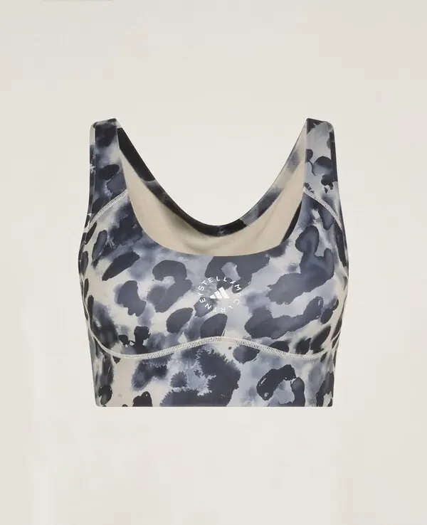 Stella McCartney Truepurpose Leopard Print Power Impact Training Bra