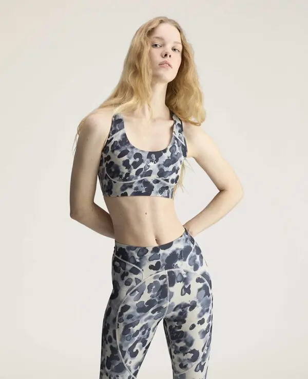 Stella McCartney Truepurpose Leopard Print Power Impact Training Bra