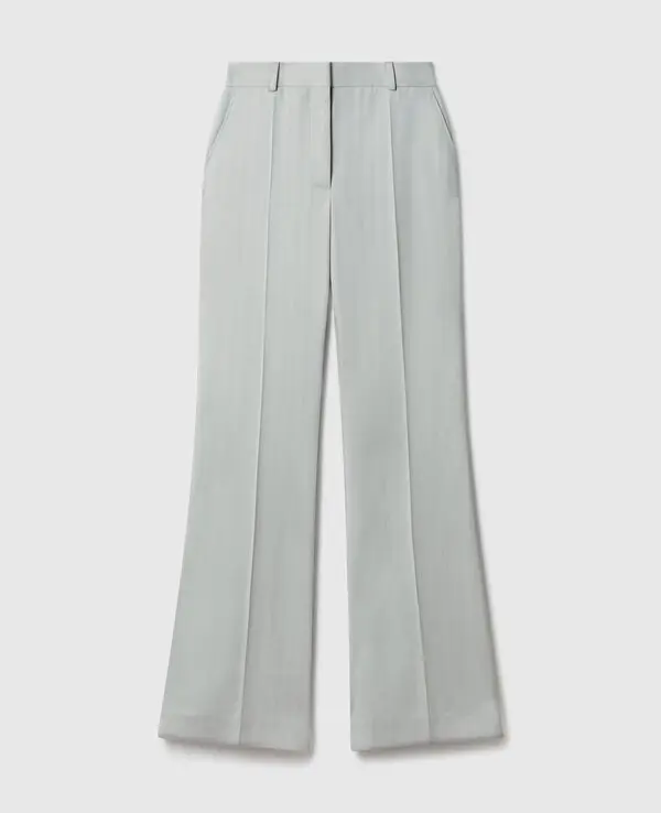 Stella McCartney Mid-rise Bootcut Trousers - Sage