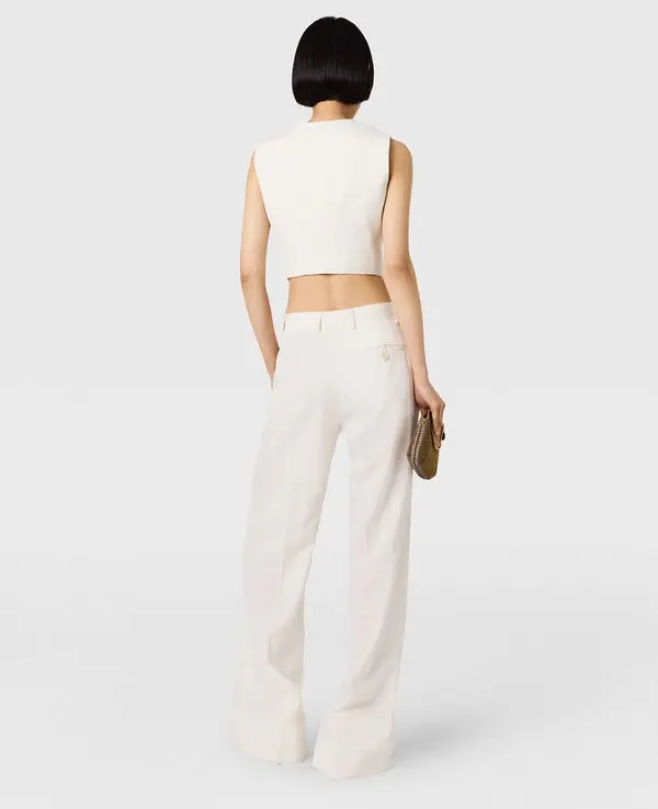 Stella McCartney High-rise Bootcut Wool Trousers