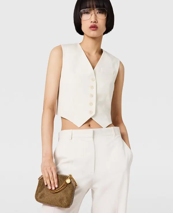 Stella McCartney High-rise Bootcut Wool Trousers