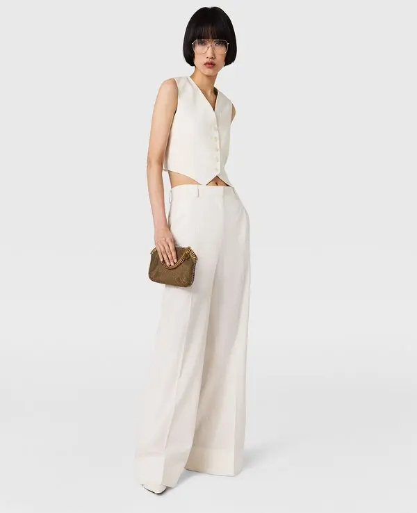 Stella McCartney High-rise Bootcut Wool Trousers