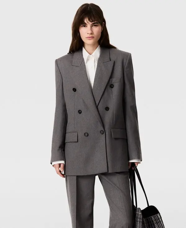 Stella McCartney Double-breasted Flannel Blazer