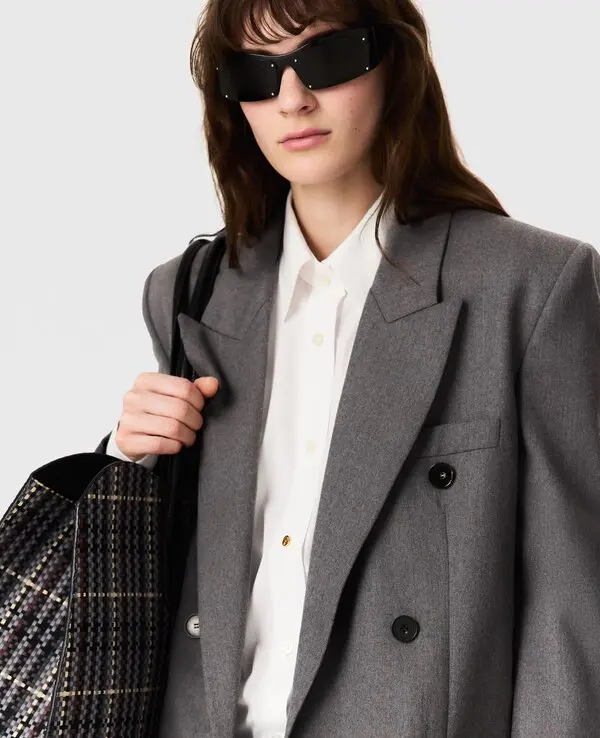 Stella McCartney Double-breasted Flannel Blazer