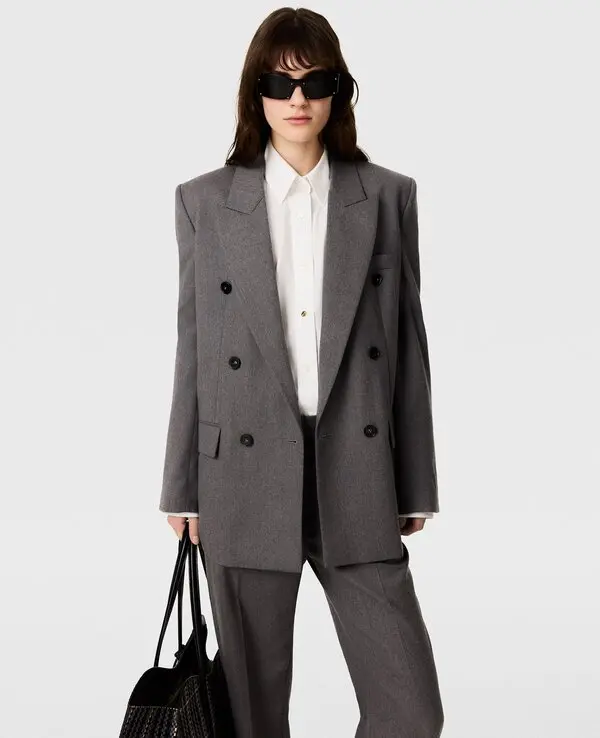 Stella McCartney Double-breasted Flannel Blazer