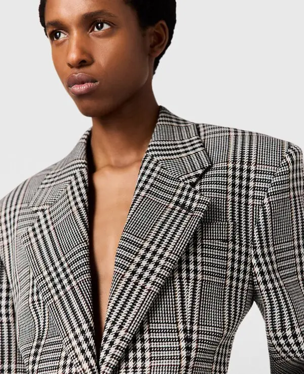 Stella McCartney Checked Wool Blazer