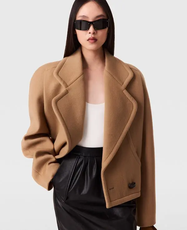 Stella McCartney Short Wool Coat