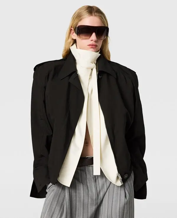 Stella McCartney Washed Cotton Double-layer Jacket