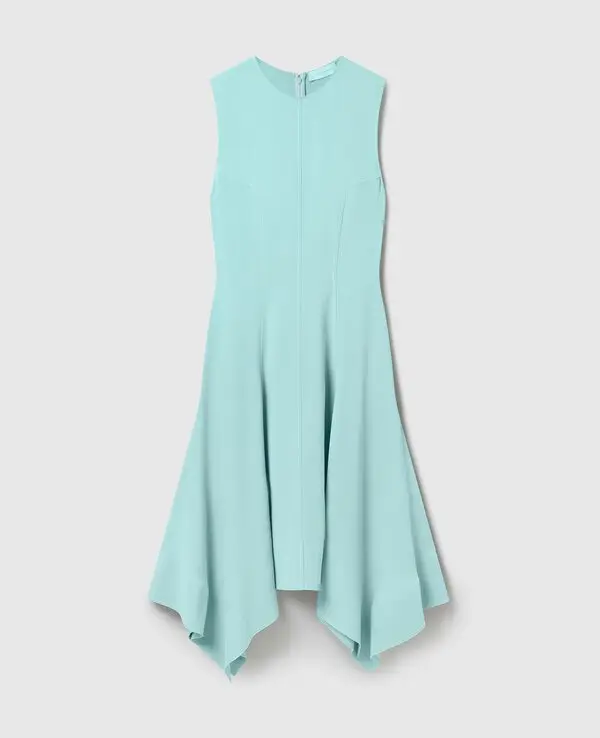 Stella McCartney Asymmetric Hem Midi Dress