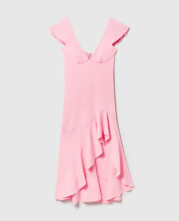 Stella McCartney Frill Trim Dress - Pink