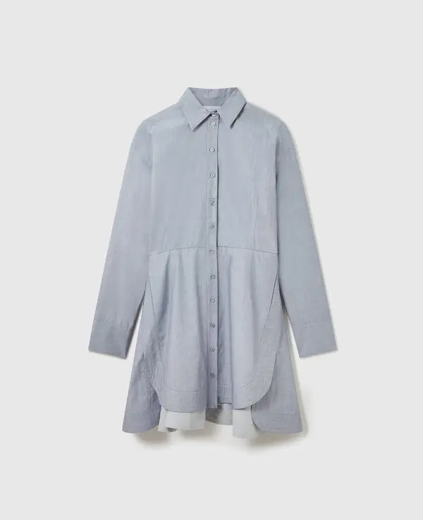 Stella McCartney Fitted Chambray Shirt Dress