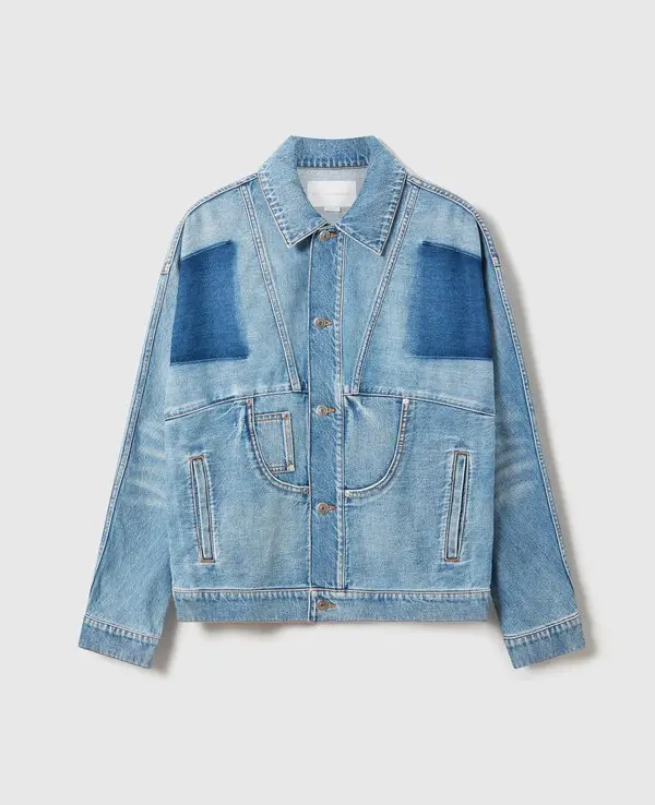 Stella McCartney Pure. Tech Deconstructed Denim Jacket
