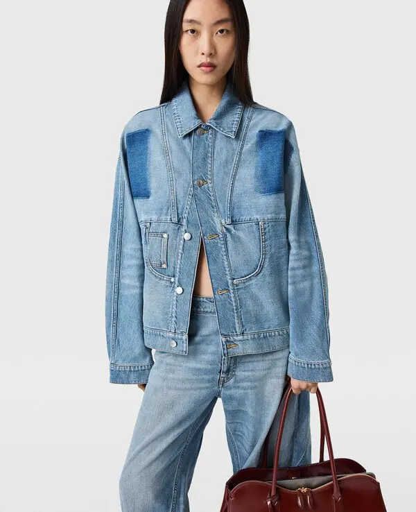 Stella McCartney Pure. Tech Deconstructed Denim Jacket
