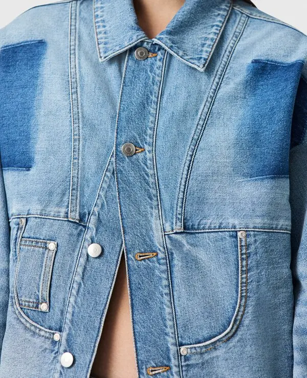 Stella McCartney Pure. Tech Deconstructed Denim Jacket