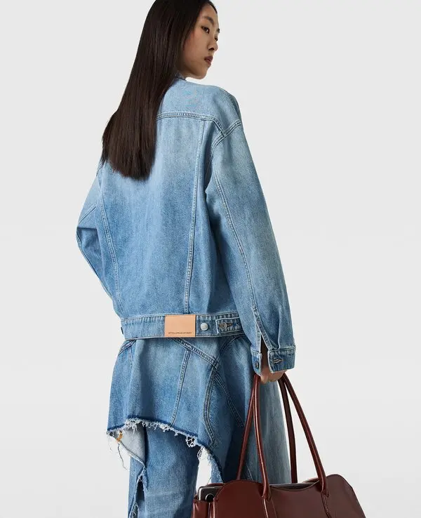 Stella McCartney Pure. Tech Deconstructed Denim Jacket
