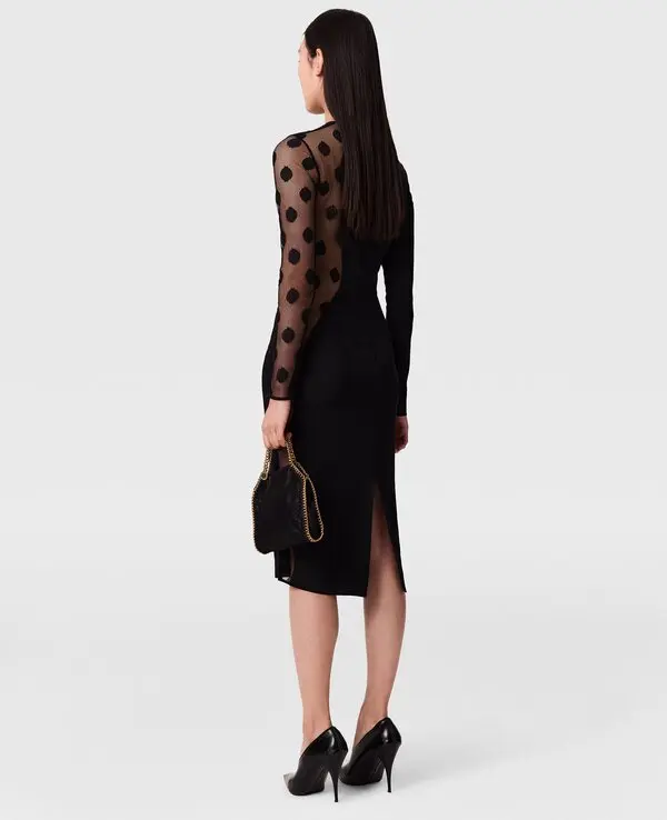 Stella McCartney Long-sleeve Polka Dot Miracle Dress