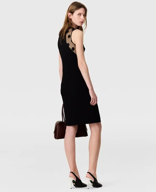 Stella McCartney Sleeveless Polka Dot Midi Dress