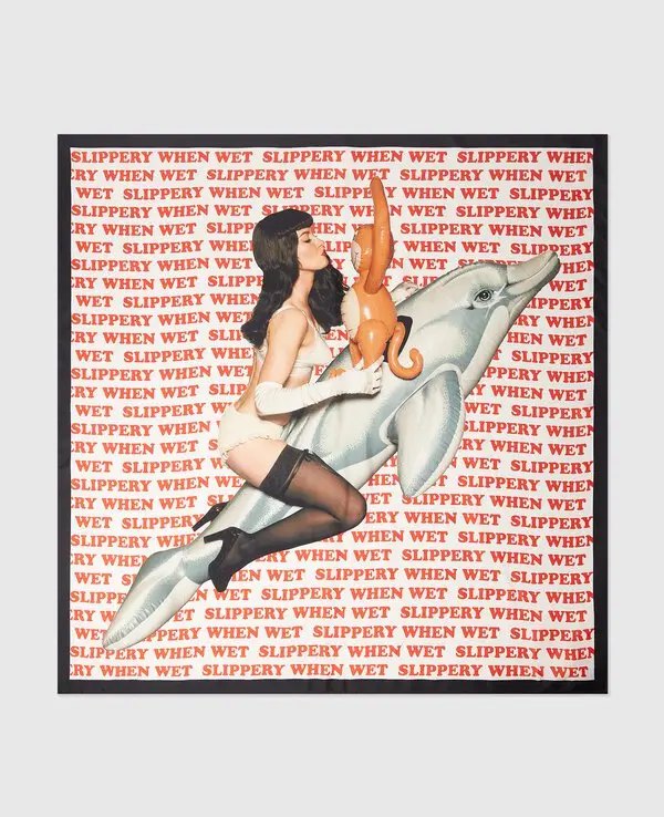 Stella McCartney Jeff Koons Slippery When Wet Scarf