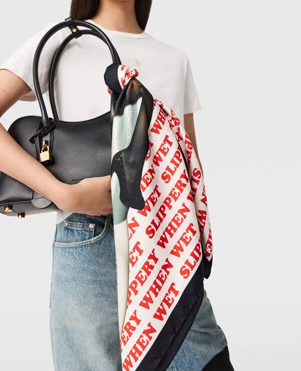 Stella McCartney Jeff Koons Slippery When Wet Scarf