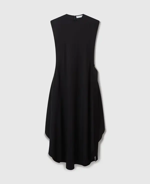 Stella McCartney Envers Satin Long Shift Dress