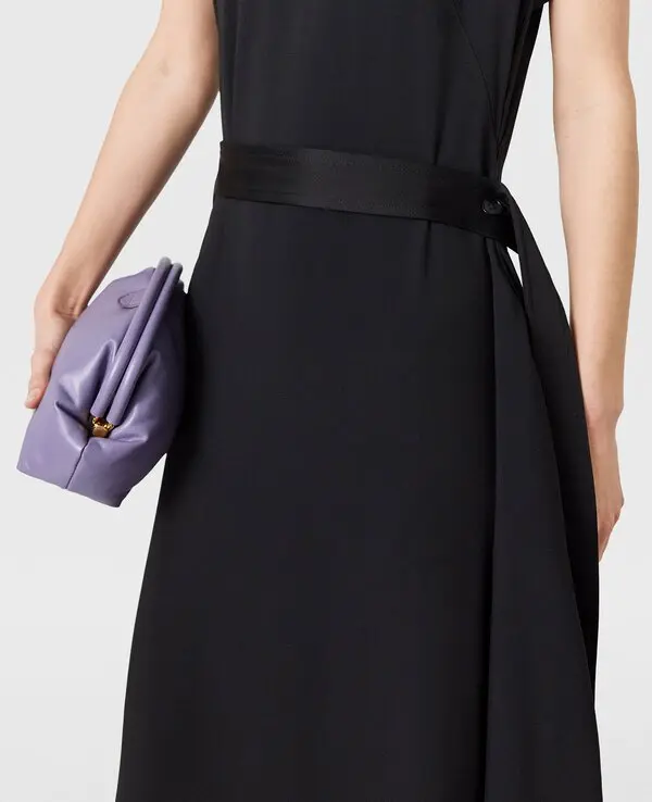 Stella McCartney Envers Satin Long Shift Dress