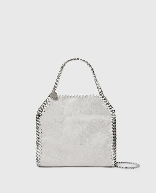 Stella McCartney Falabella Mini Tote Bag - Pearl Grey