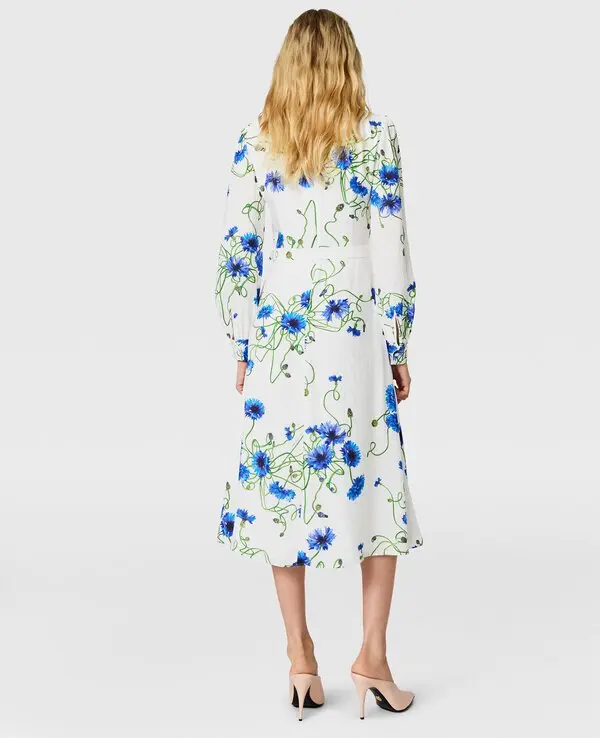 Stella McCartney High Neck Floral Print Dress