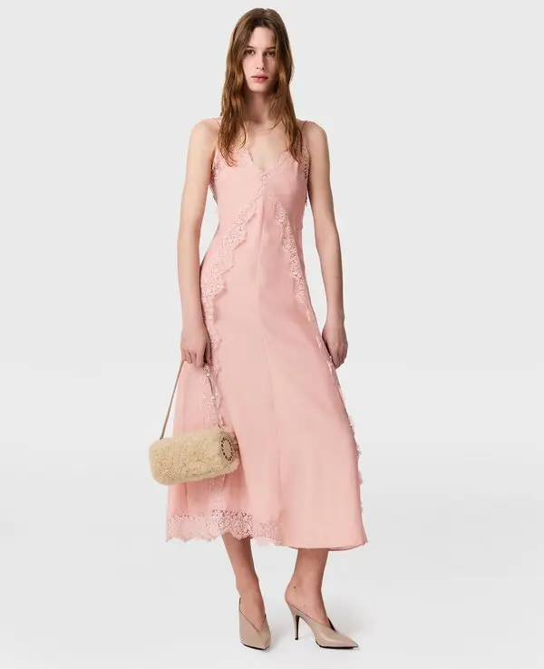 Stella McCartney Lace-trimmed Midi Dress