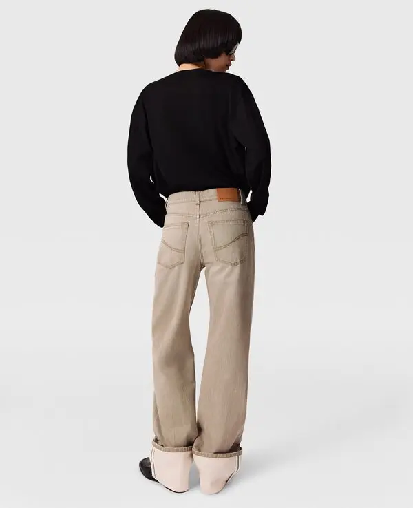 Stella McCartney Straight Turn-up Jeans
