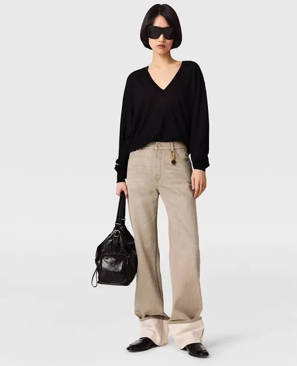 Stella McCartney Straight Turn-up Jeans