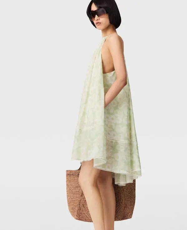 Stella McCartney Daisy Print Halterneck Mini Dress