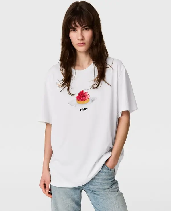 Stella McCartney Raspberry Graphic T-shirt