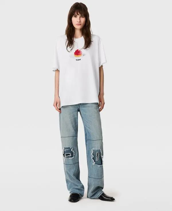 Stella McCartney Raspberry Graphic T-shirt